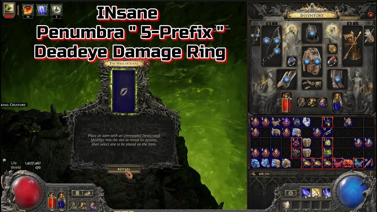 "Pure Damage" Deadeye Ring Craft #pathofexile2 #poe2 #crafting - YouTube