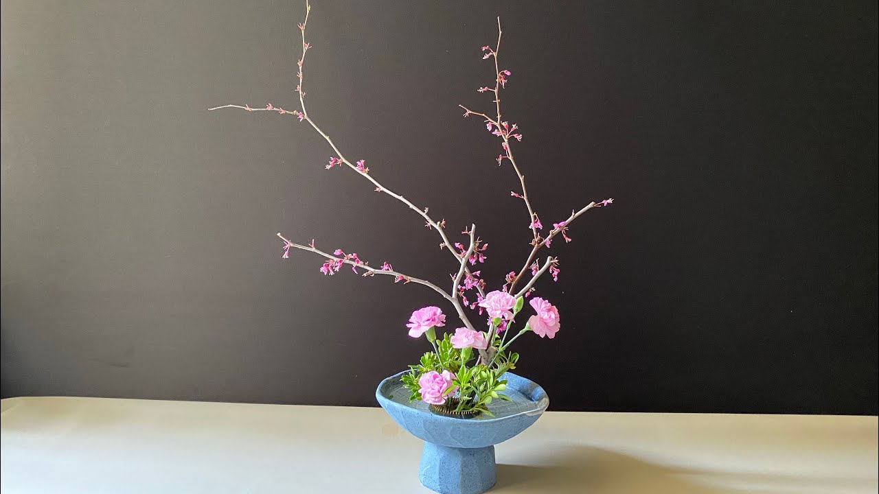 ABC FLORAL DESIGN 14. Pink Perfection: Creating a Carnation and Redbud ...