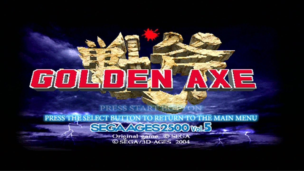 Sega Classics Collection: Golden Axe Part : 1 PS2 - YouTube