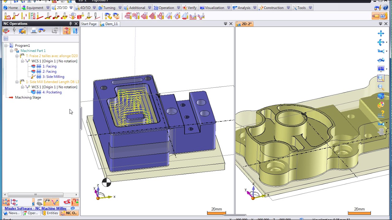 topsolid cam Copy Operations In Another Cam File - YouTube
