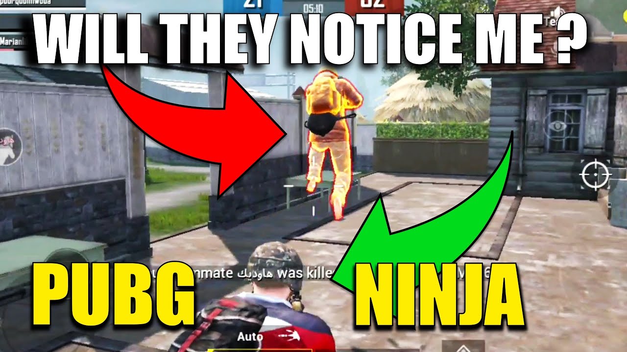 200 IQ NINJA MOVE, SNEAKING BEHIND ENEMY | PUBG NINJA | pubg mobile ...