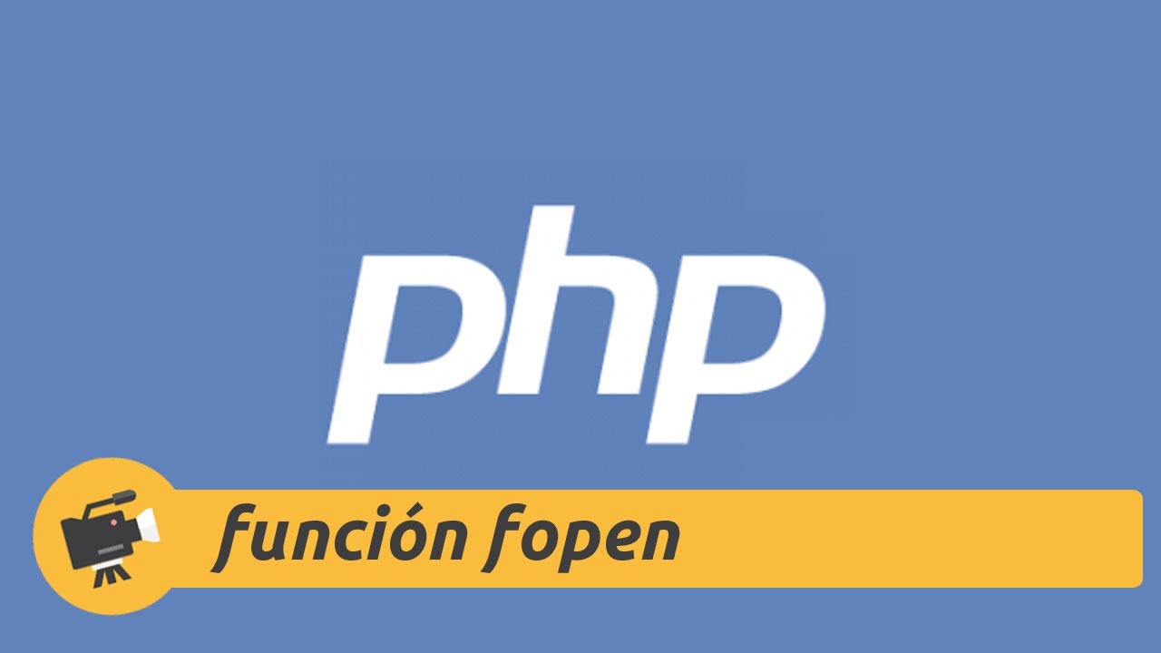 fopen php tutorial en español - YouTube