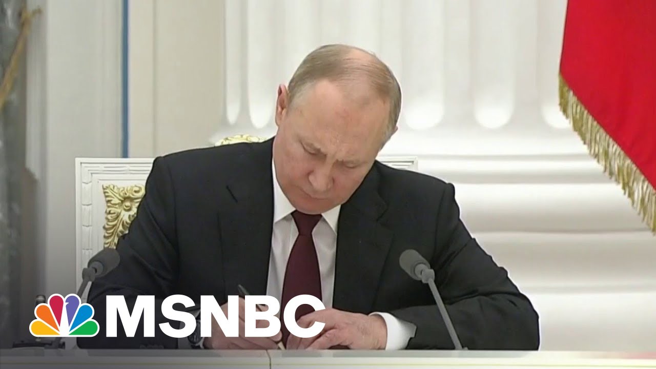 Putin Signs Decree Recognizing Independence Of Separatist Regions In
