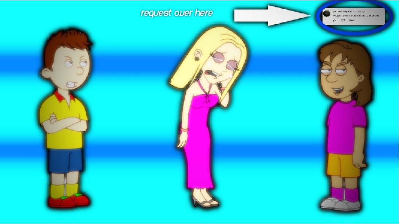 dora makes barbie cry and gets grounded (request) [caillou comforts on ...