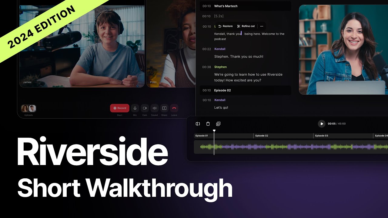 8 Min Guide to Riverside: Record, Edit, and Publish Like a Pro - YouTube