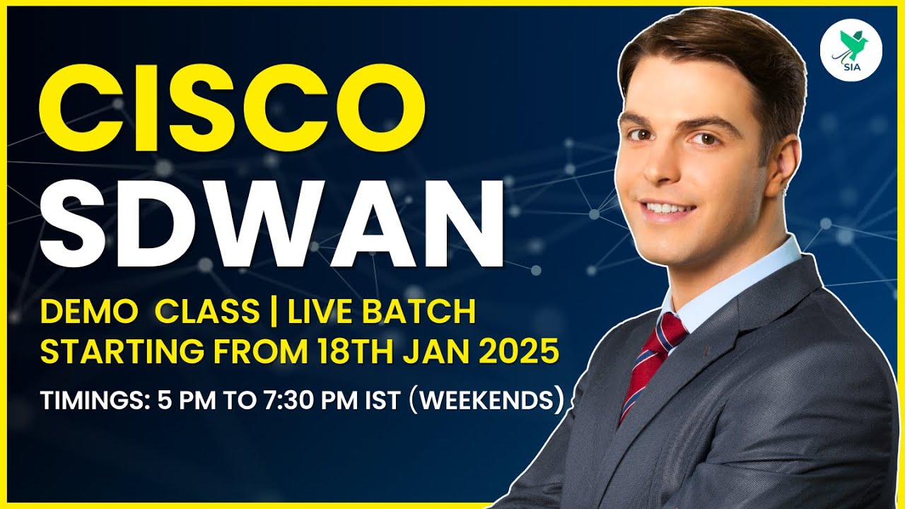 Cisco SDWAN Demo Class | Live batch starting from 18th january 2025 ...