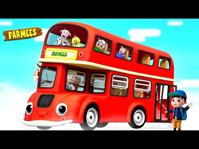 Ride on the Bus | Nursery Rhymes & Children Songs | Cartoons by Farmees ...