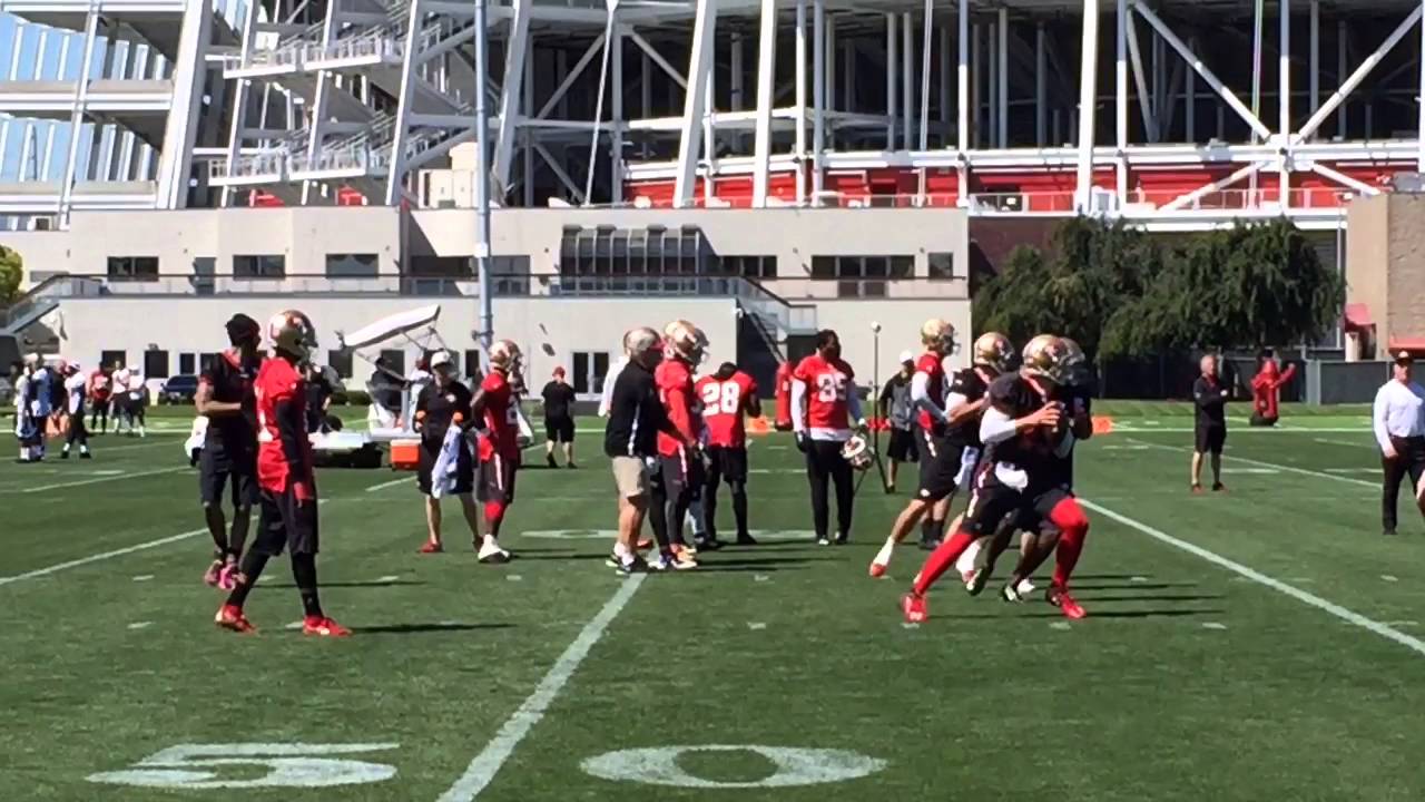 Colin Kaepernick at 49ers draft day practice - YouTube