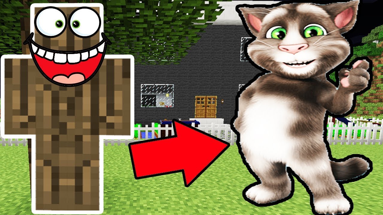 Я СТАЛ НЕВИДИМКОЙ И ЗАТРОЛЛИЛ ГОВОРЯЩЕГО ТОМА В МАЙНКРАФТ троллинг нуба ...