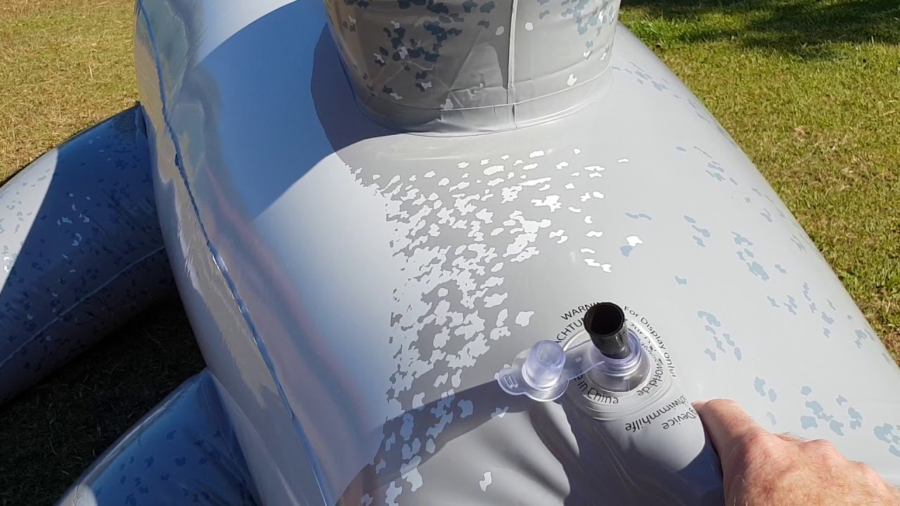 Inflatable Shark Deflation - YouTube