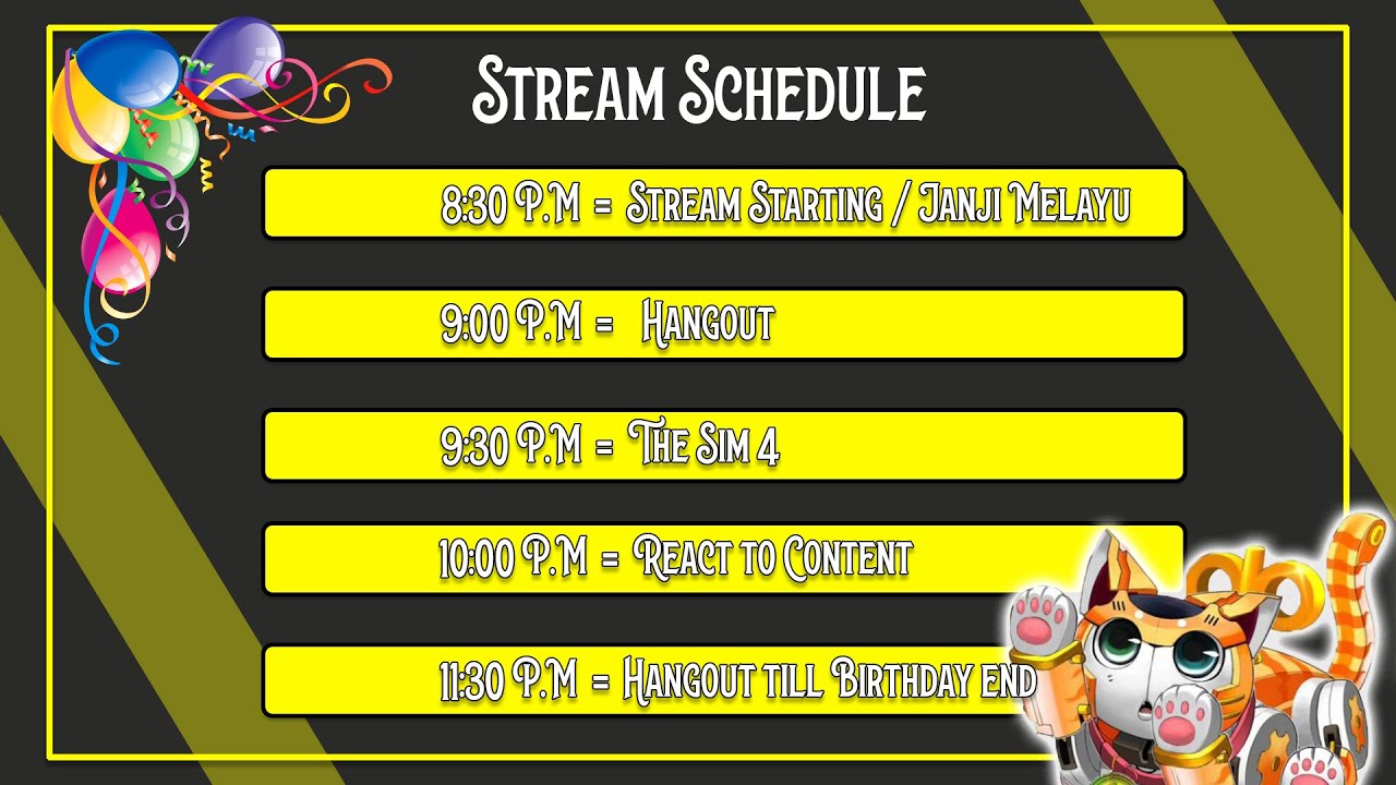 Birthday Stream | Malaysia Vtuber Stream (Also some channel update ...