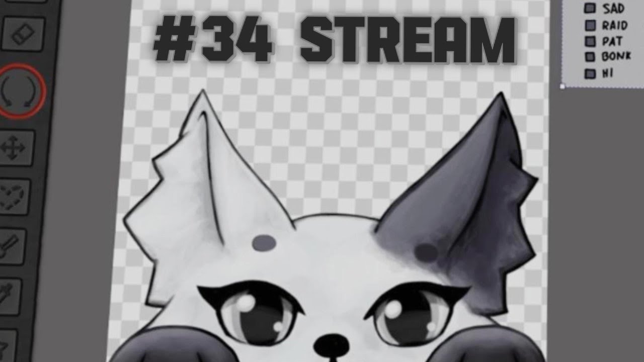 Yyees, many emotes (Krita) | Scribble Session Ep. 9 | VOD #34 - YouTube