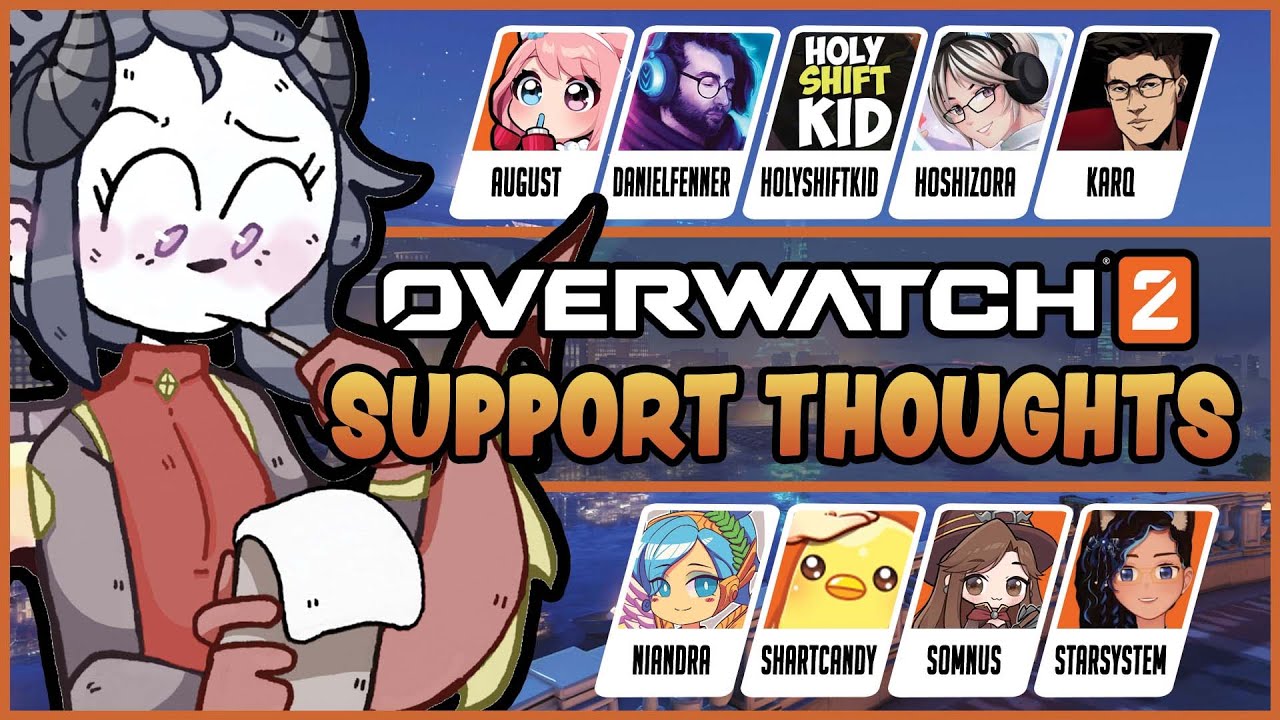 OVERWATCH 2 - Support Mains Thoughts on Support ft. KarQ, Niandra ...