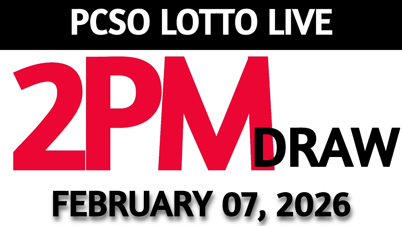 Lotto Result Today 2pm Draw February 07, 2026 Swertres Ez2 PCSO LIVE ...