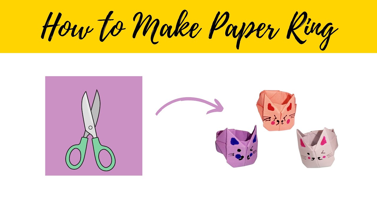 How to Make Paper Ring 💍 | DIY Origami | Easy Paper Crafts - YouTube