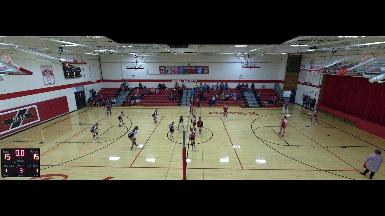 Mead vs. Yutan JH VB Womens' Volleyball - YouTube