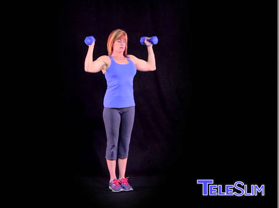 Cheer Press: Dumbbells: Video 20 - YouTube