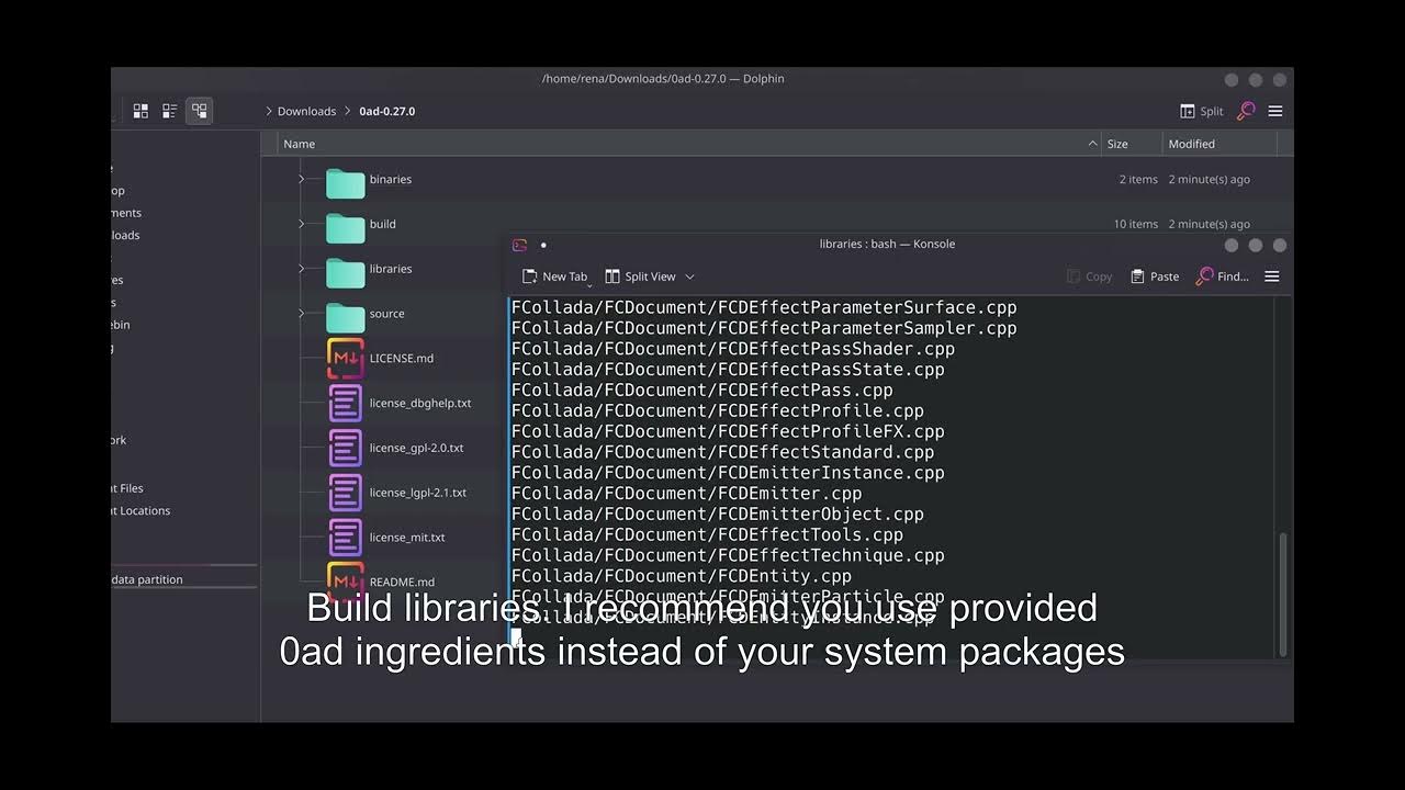 0A.D. A27 Build the game from source code and reduce lag! (Linux) - YouTube