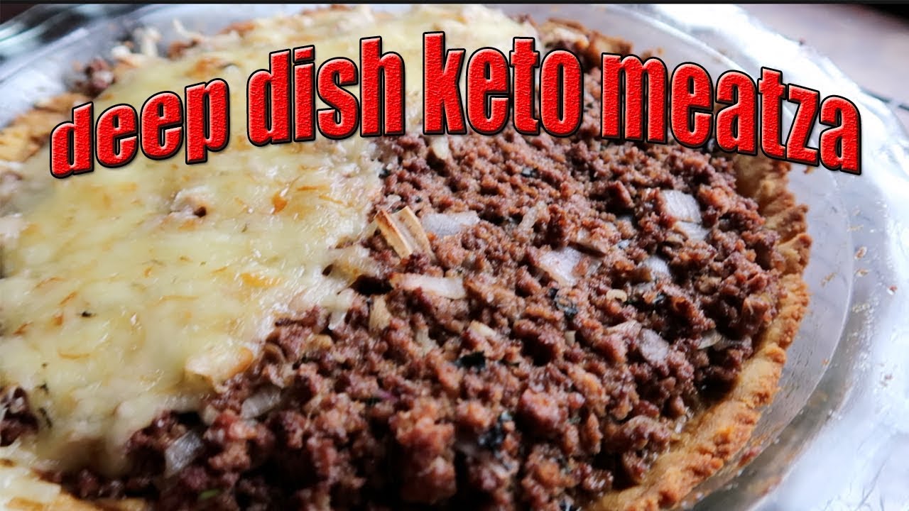 Deep Dish Keto Meatza Pie recipe | low carb, grain free, kid friendly ...