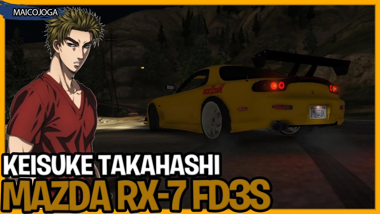 MAZDA RX-7 E KEISUKE TAKAHASHI HISTÓRIA - TOP SPEED - YouTube