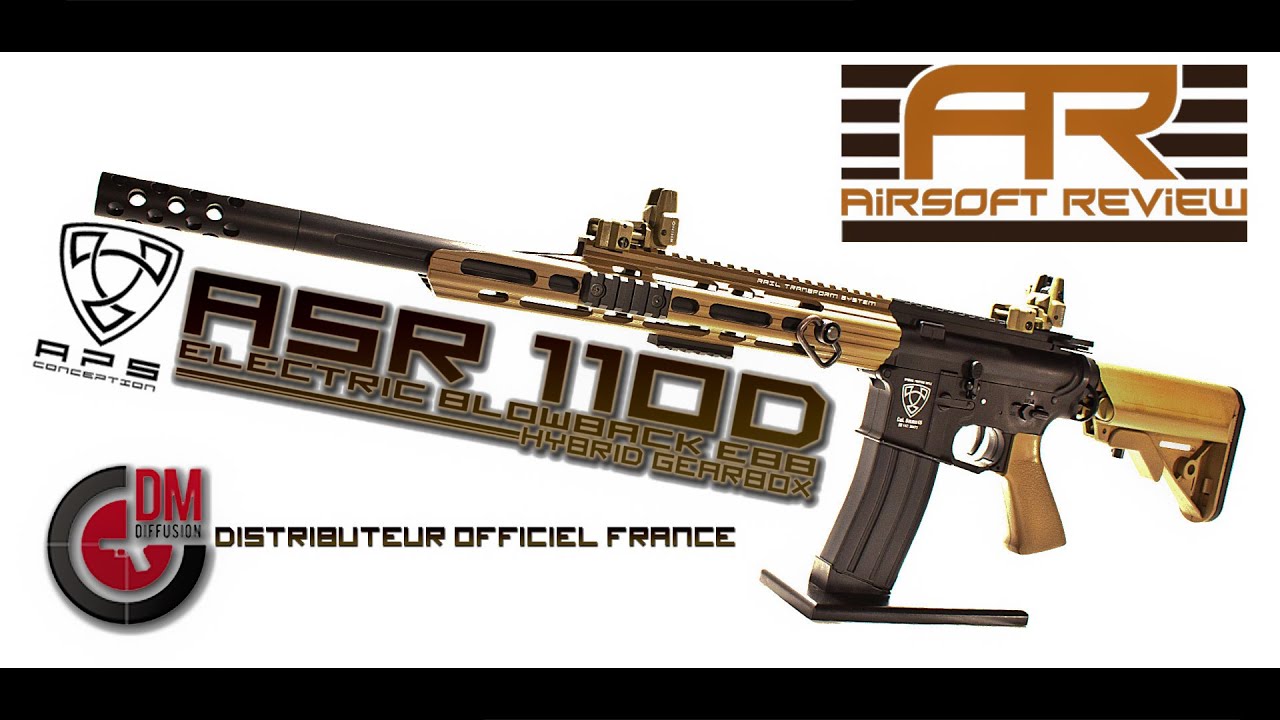 ASR 110D APS Conception / DM DIFFUSION [ AIRSOFT REVIEW ] - YouTube