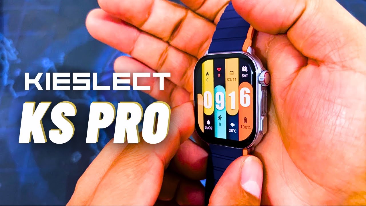 SMARTWATCH BARATO COM TELA AMOLED ⌚ KIESLECT KS PRO IP68 - YouTube
