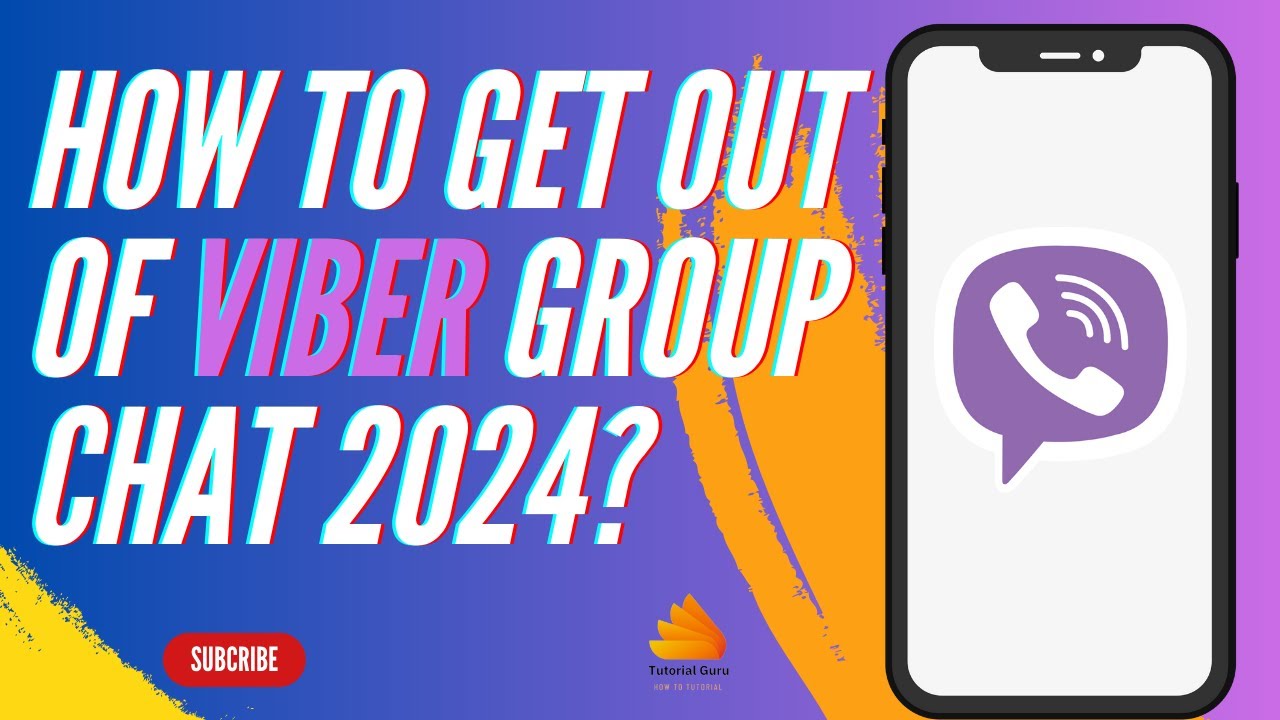 How to Get Out of Viber Group Chat 2024? - YouTube
