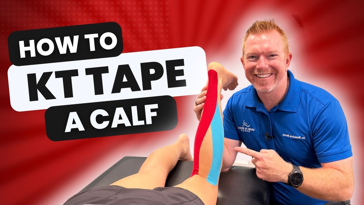 How to KT Tape Your Calf With OR Without Help | Easy Guide - YouTube