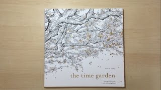 The Time Garden: A Magical Journey and Colouring Book - UK Version Korean Coloring Book Flip Through