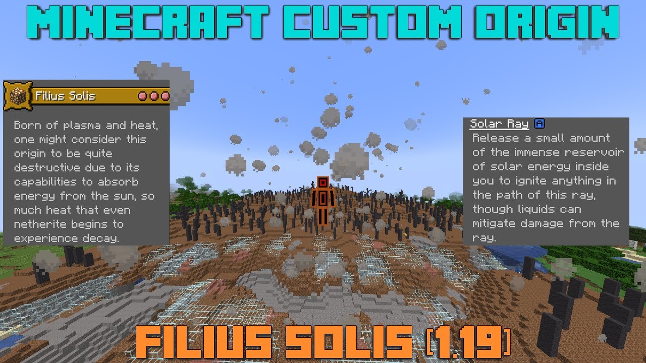 Minecraft Custom Origin: Filius Solis! (Origins Mod) - YouTube