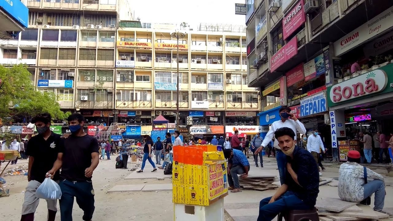 Walking in Nehru Place | Delhi Unlock 2021 | South Delhi 4K India - YouTube