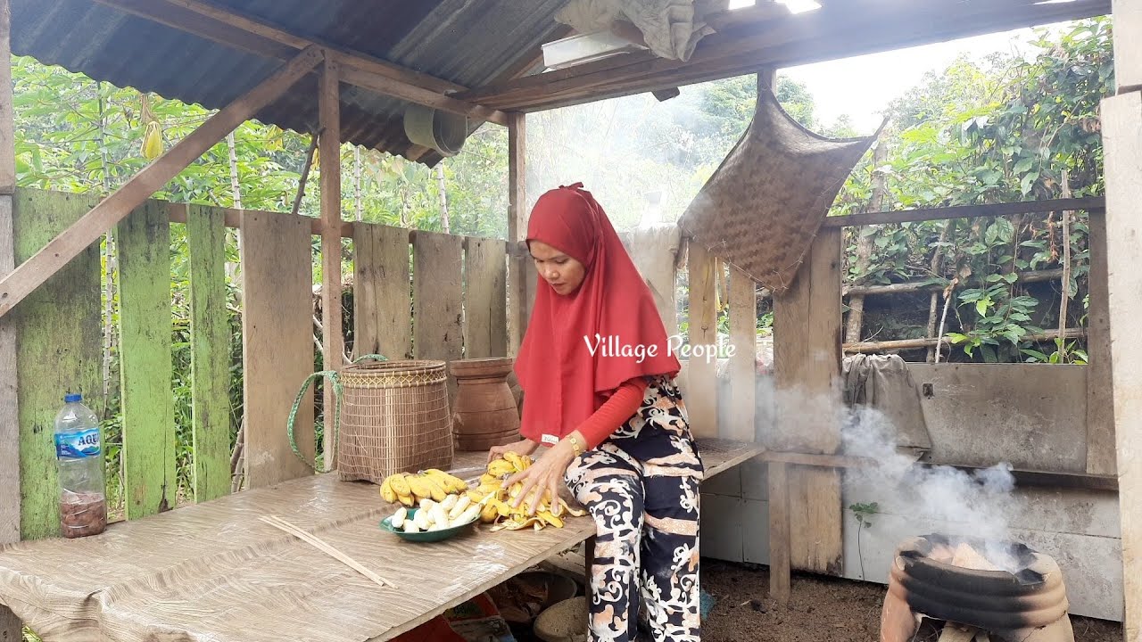 Rural Life, Berkebun, Panen Pisang dan Membuat Pisang Bakar | ORANG ...