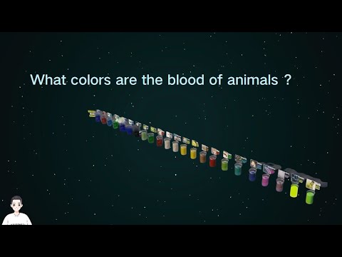 What are the colors of the blood of animals？ - YouTube