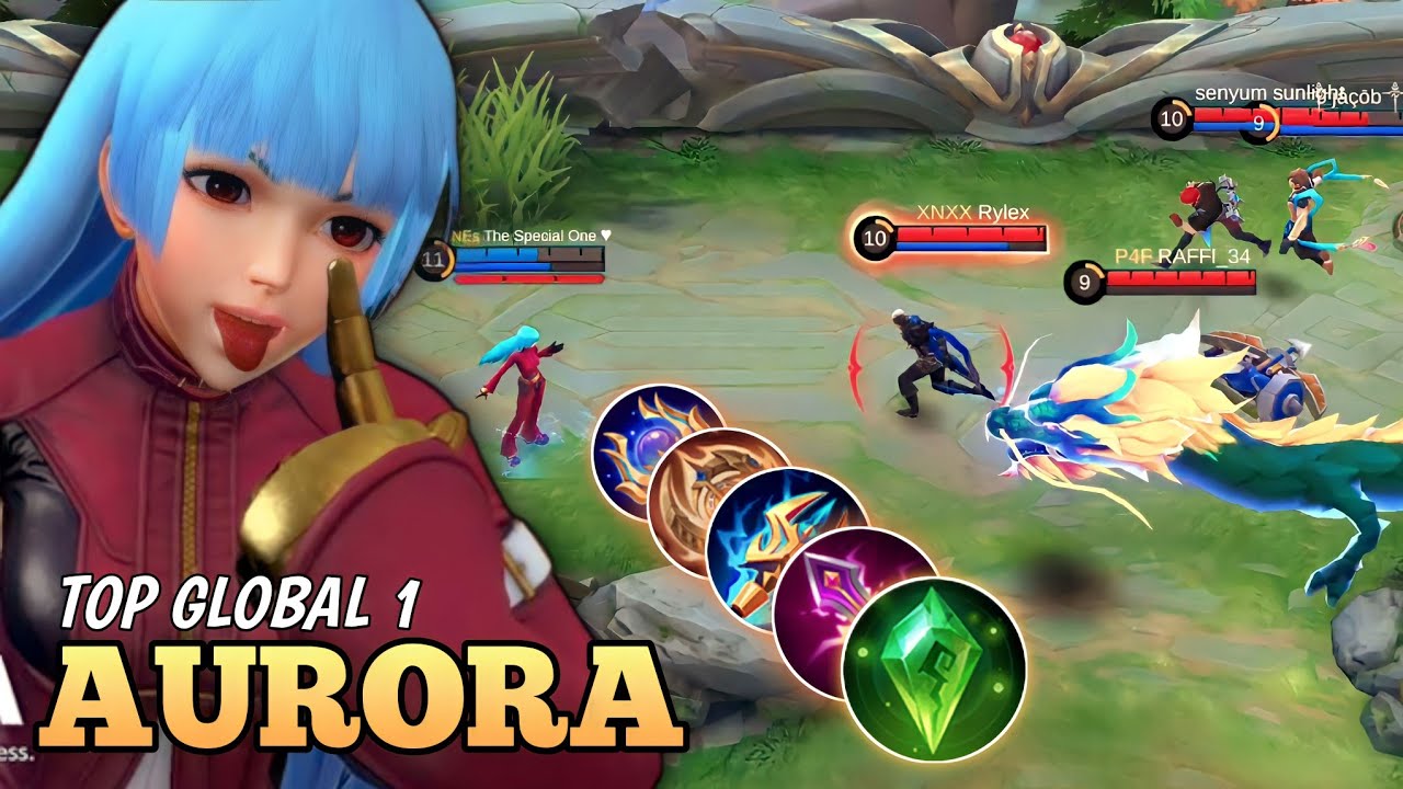 AURORA BEST BUILD 2022 | ONE COMBO DELETE | TOP GLOBAL 1 AURORA | MLBB ...