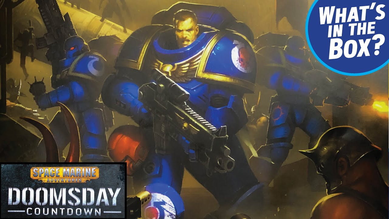 Space Marine Adventures DOOMSDAY COUNTDOWN Board Game Unboxing - YouTube