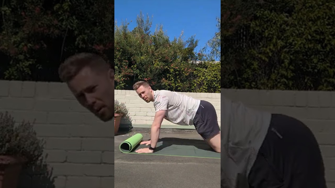 Knee Push-Up to Childs Pose - YouTube