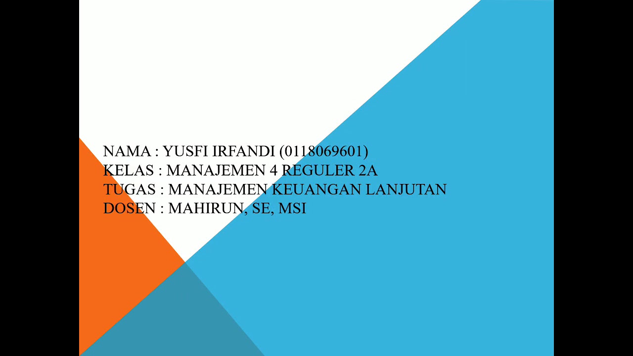 Analisis Financial leverage (BEP,DOL,DFL,dan DCL) Manajemen keuangan ...