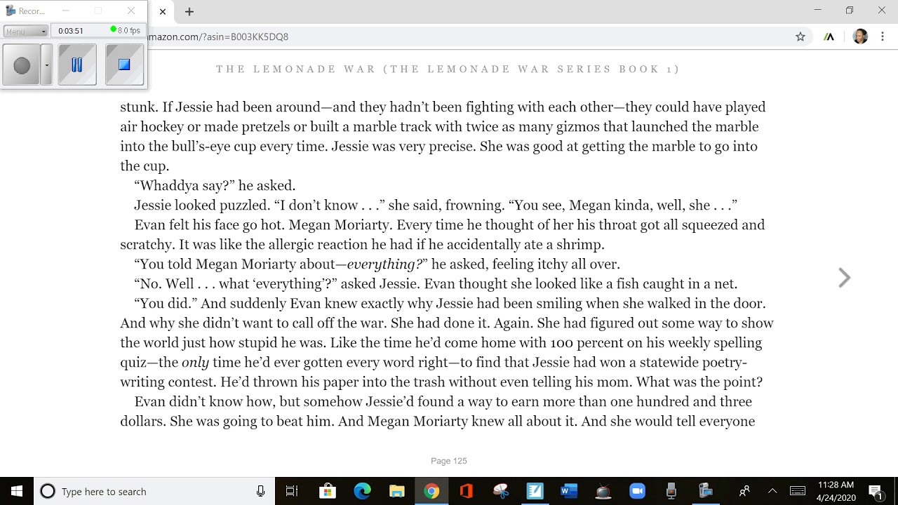 The Lemonade War Chapter 9 - YouTube