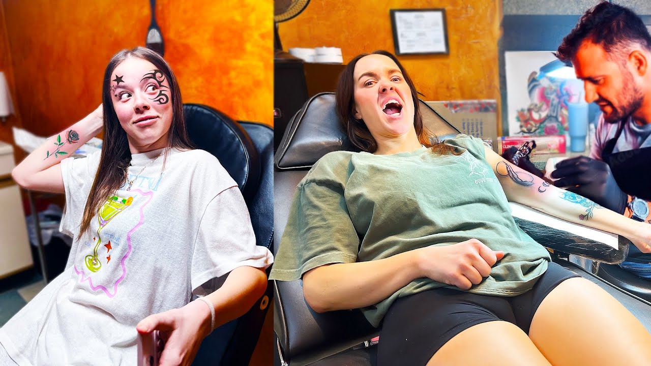 Tattoos and Piercings! Extreme Mother Daughter Makeover!! - YouTube