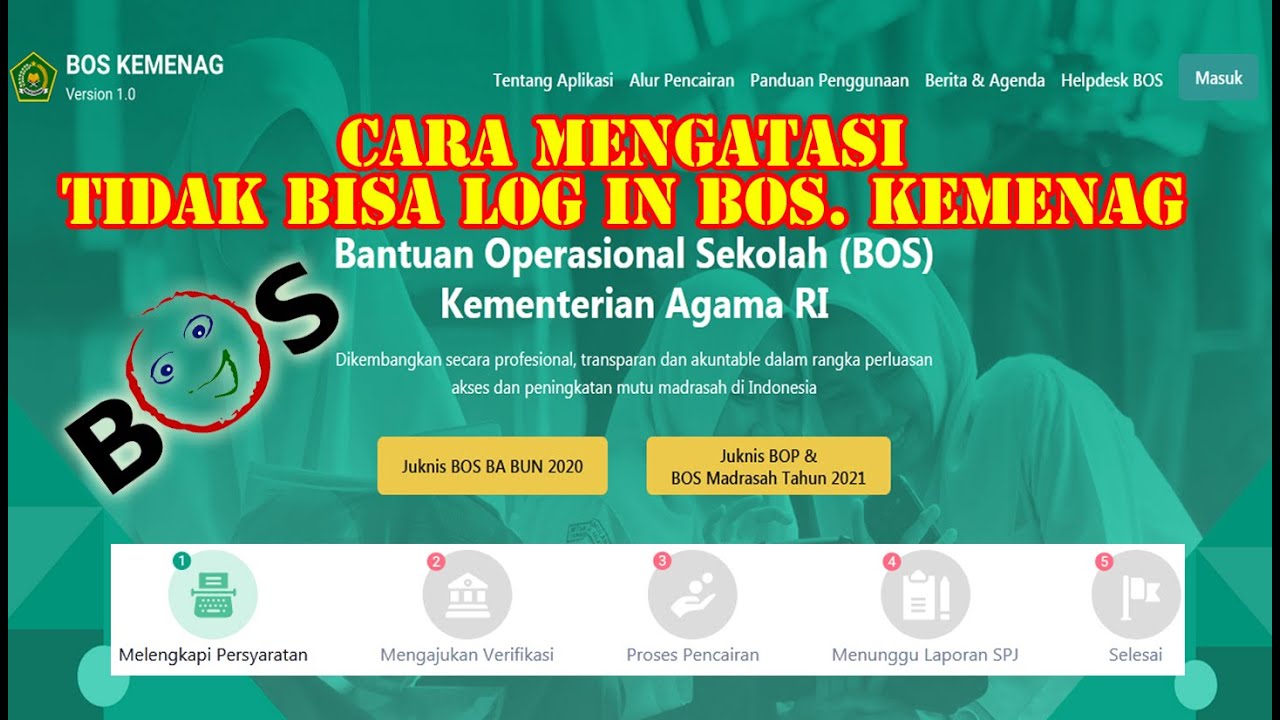 CARA MENGATASI TIDAK BISA LOG IN BOS KEMENAG - YouTube