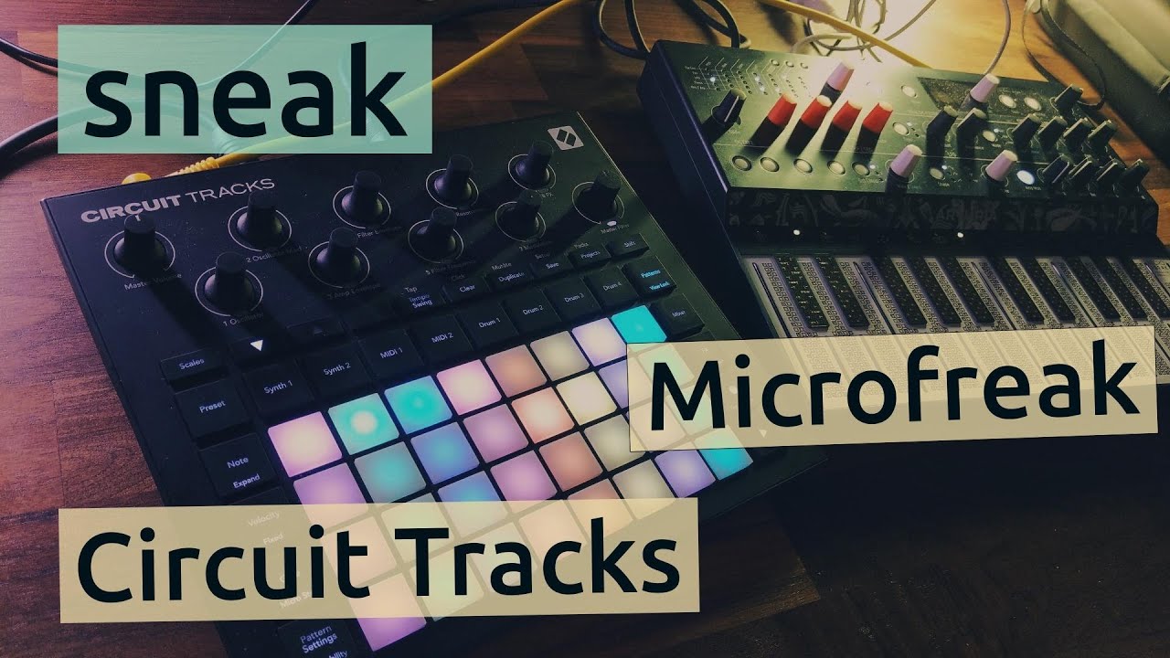Circuit Tracks & Microfreak – sneak - YouTube