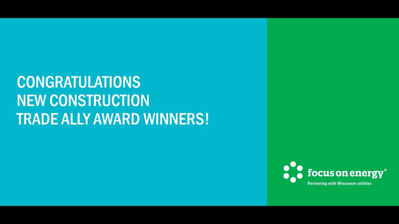 New Construction Trade Ally Awards - 2022 - YouTube