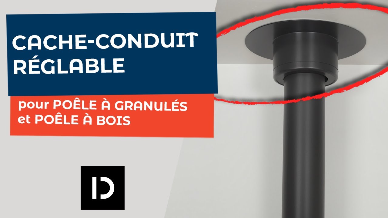 Installer un cache-conduit réglable sur une configuration de poêle à ...