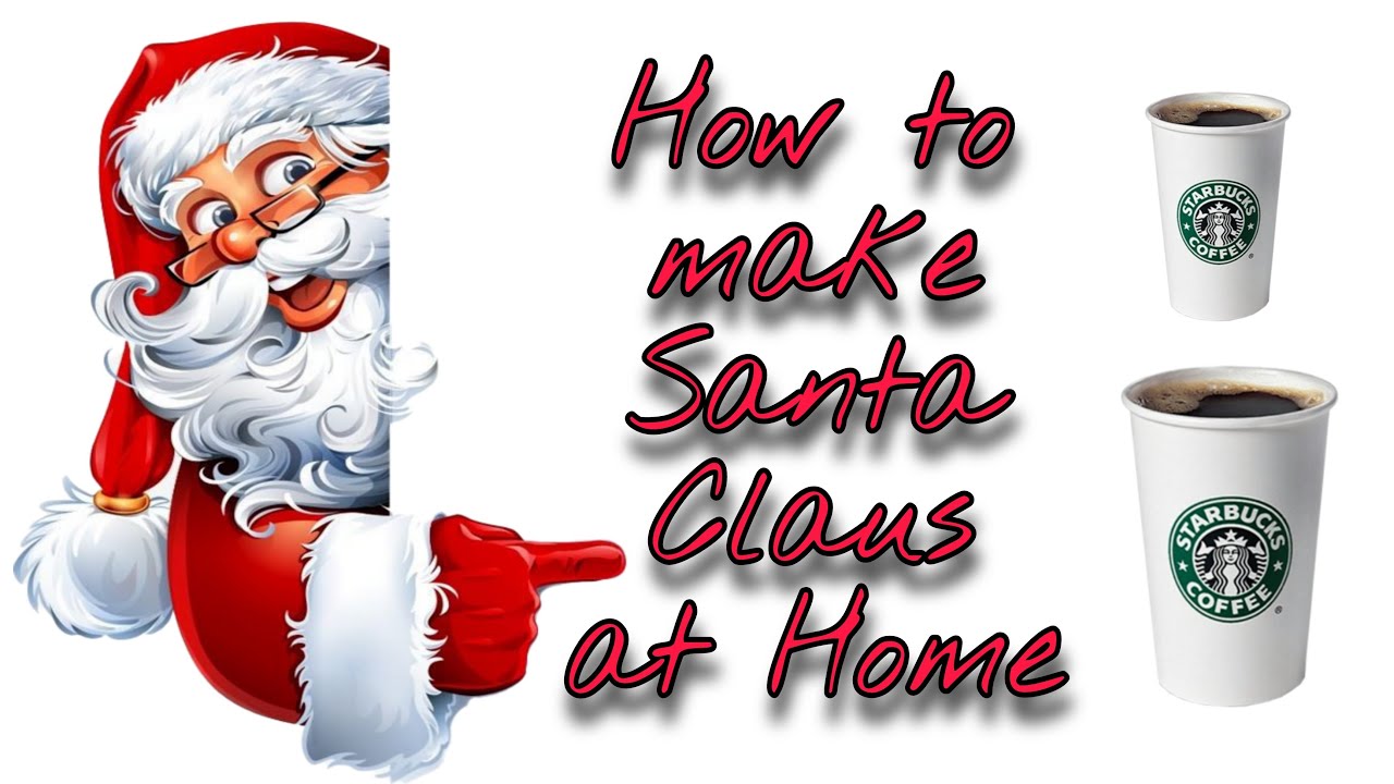 How to Make Santa Claus at Home / DIY Santa Claus Making / Christmas ...