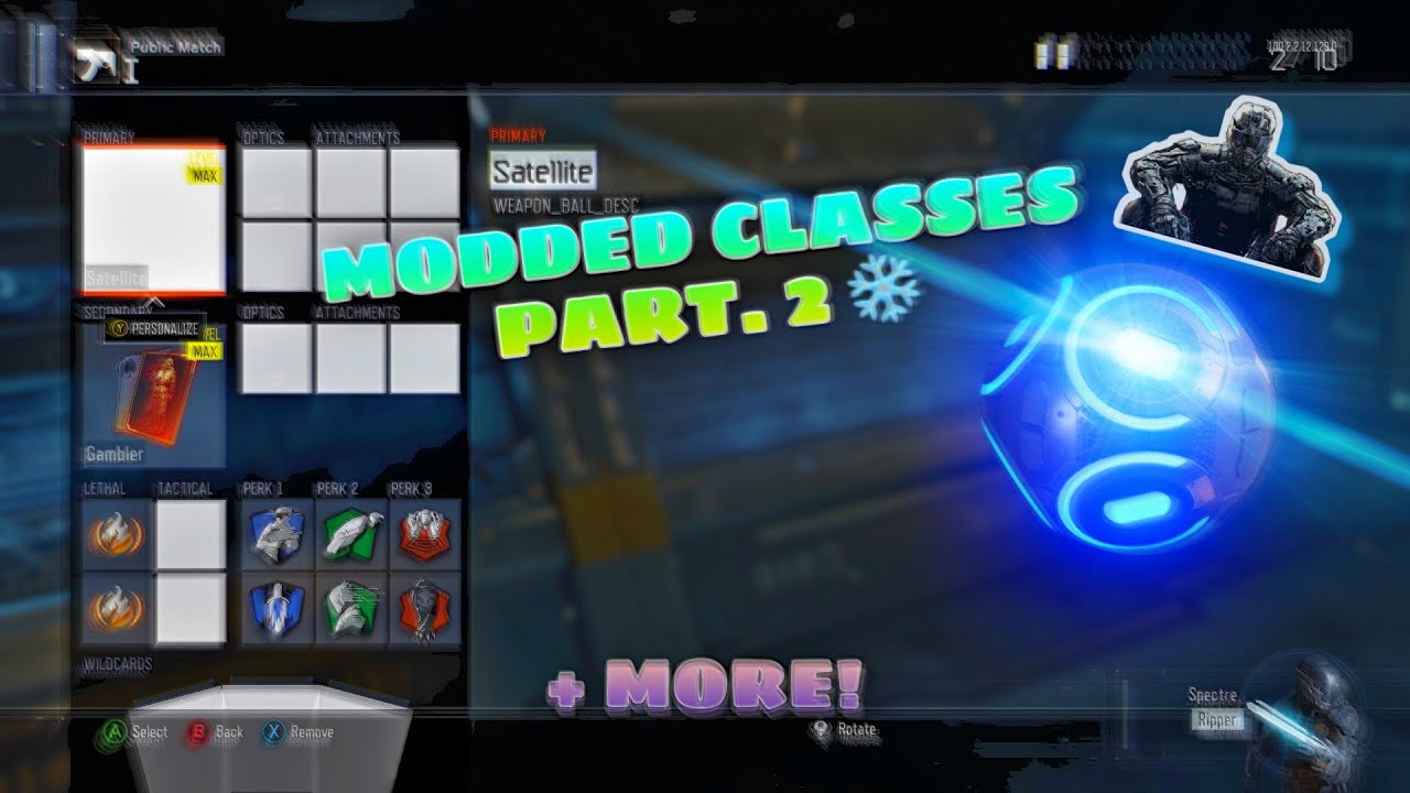 Black Ops 3 - Modded Class Showcase Part 2! (Unlimited Specialist ...