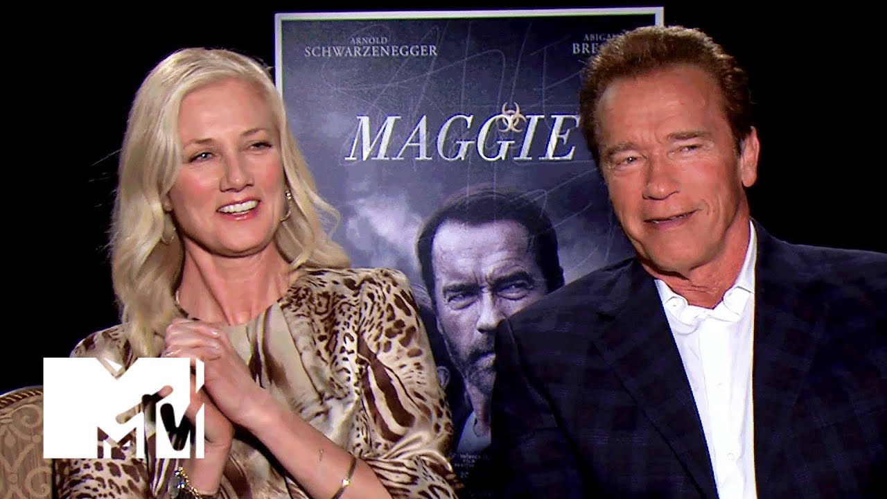 Arnold Schwarzenegger & Joely Richardson on Their Zombie Movie ‘Maggie ...