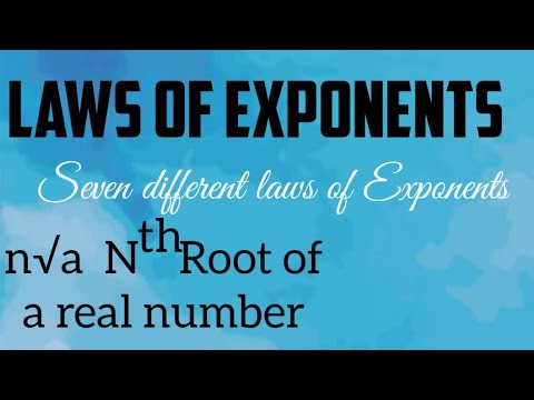 #lawsofexponent #nthroot #class9 Laws of exponent of a real number •Nth ...