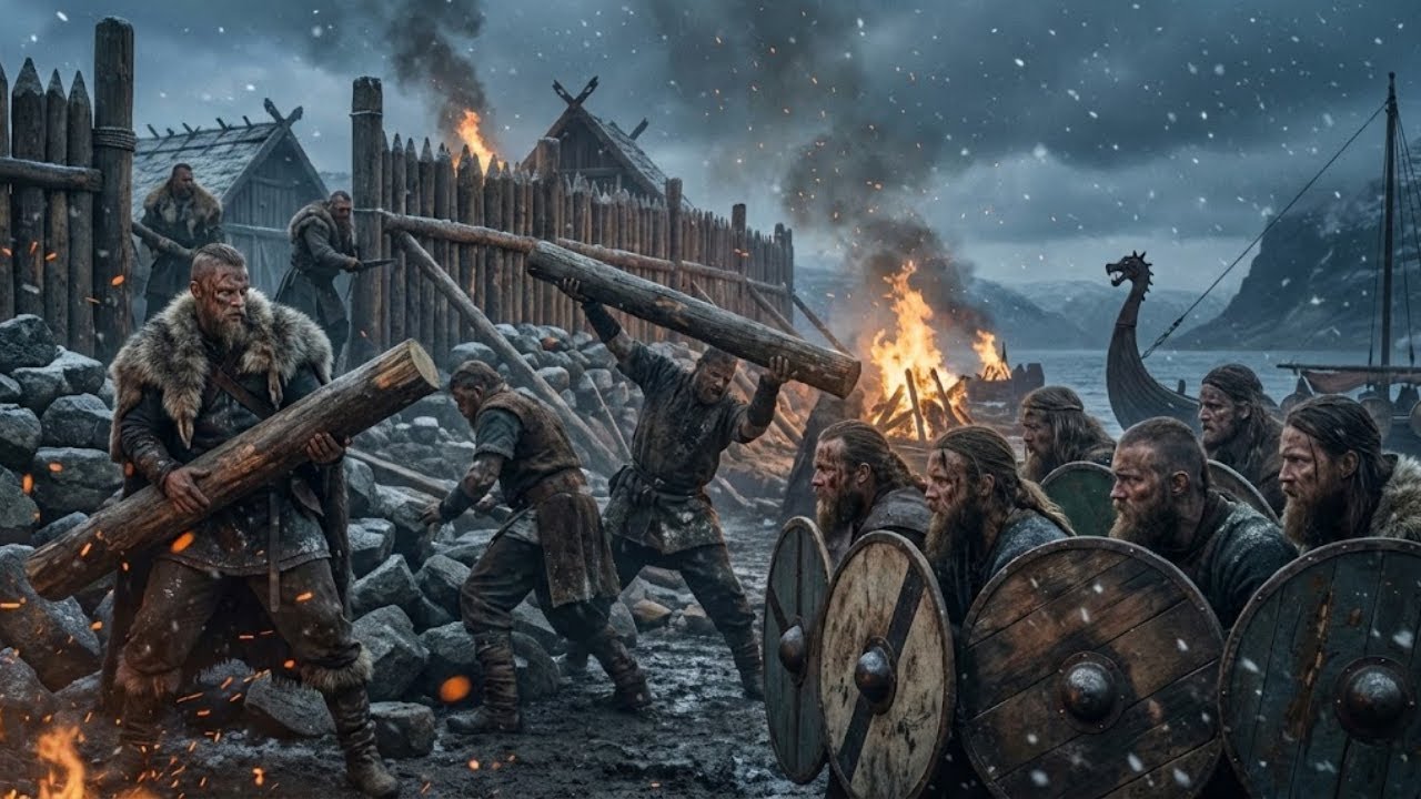 Building an IMPOSSIBLE Viking Fortress: Massive Timber and Stone ...