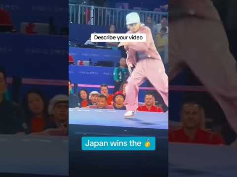 Japan's girl Ami Yuasa win the Paris 2024 olympics breakdancing B-girls