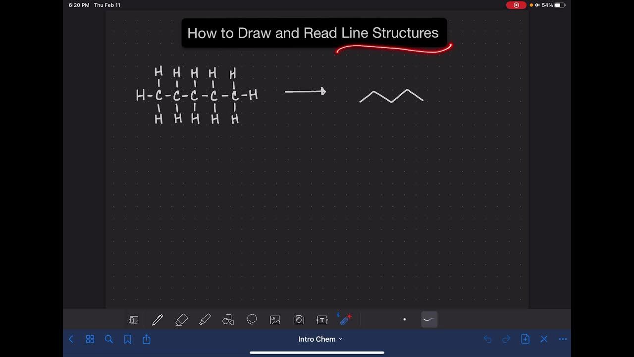 2: Drawing and reading line structures - YouTube